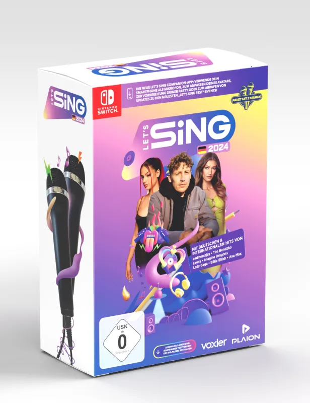 Let's Sing 2024 "German Version" [+ 2 Mikros] {Switch}